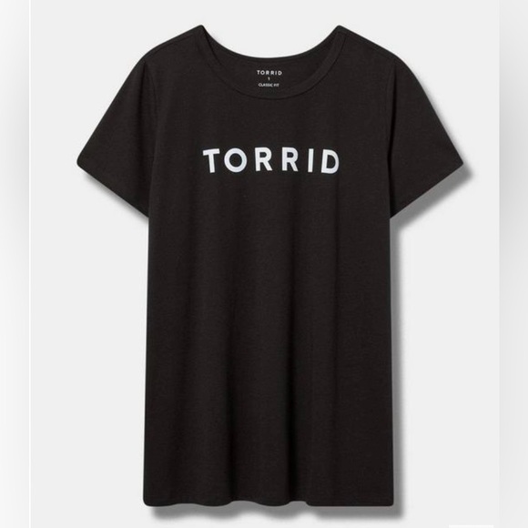 torrid | Tops | Torrid Logo Classic Fit Signature Jersey Crew Tee Size ...